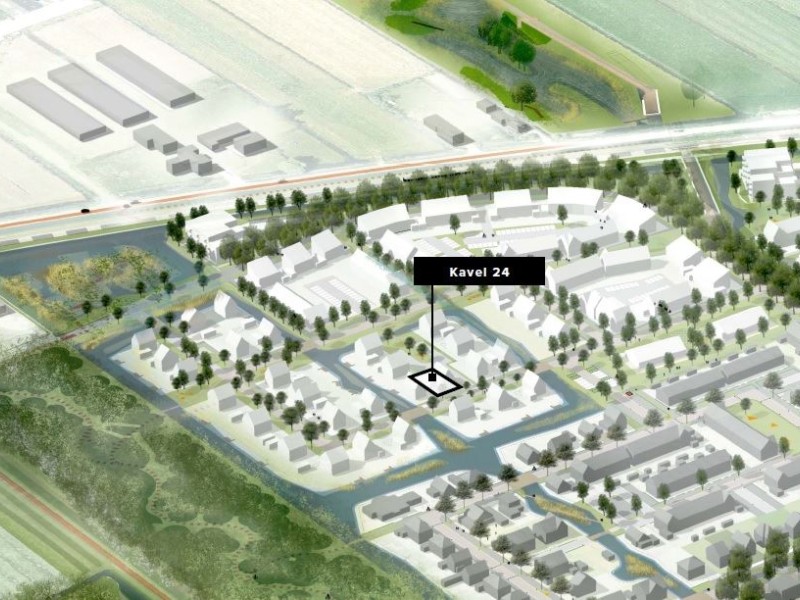 Bouwgrond Kavel 24 op het eiland-Leerdam - Bouwkavelsonline.nl